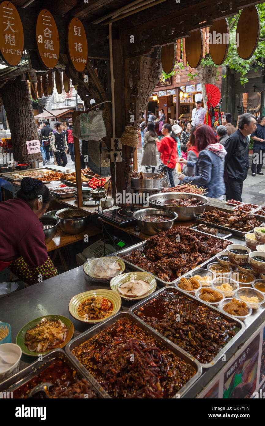 Chengdu Old Town Stock Photo - Alamy