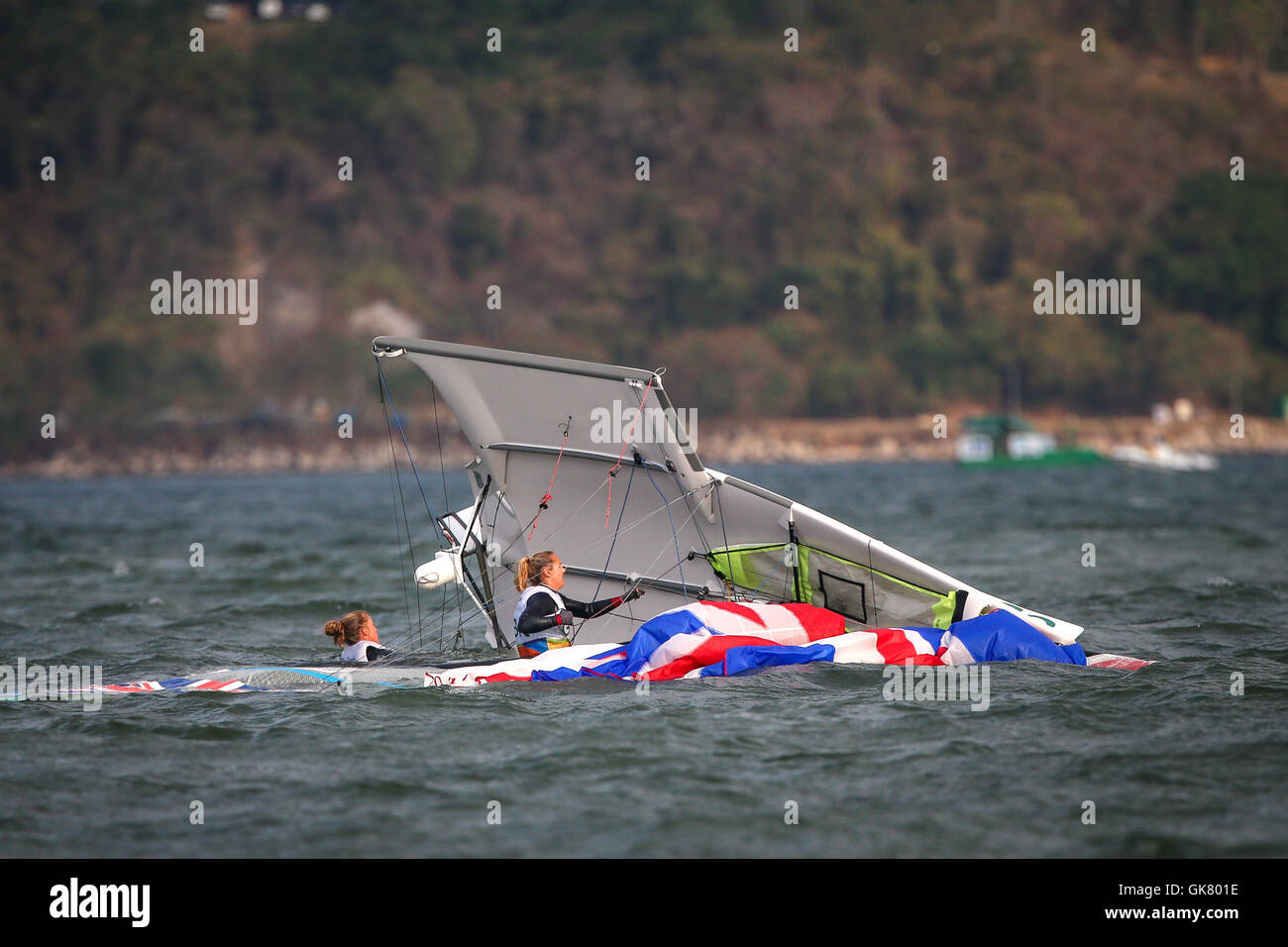 RIO DE JANEIRO, RJ - 18.08.2016: 2016 SAILING OLYMPICS - VESSEL Dobson ...