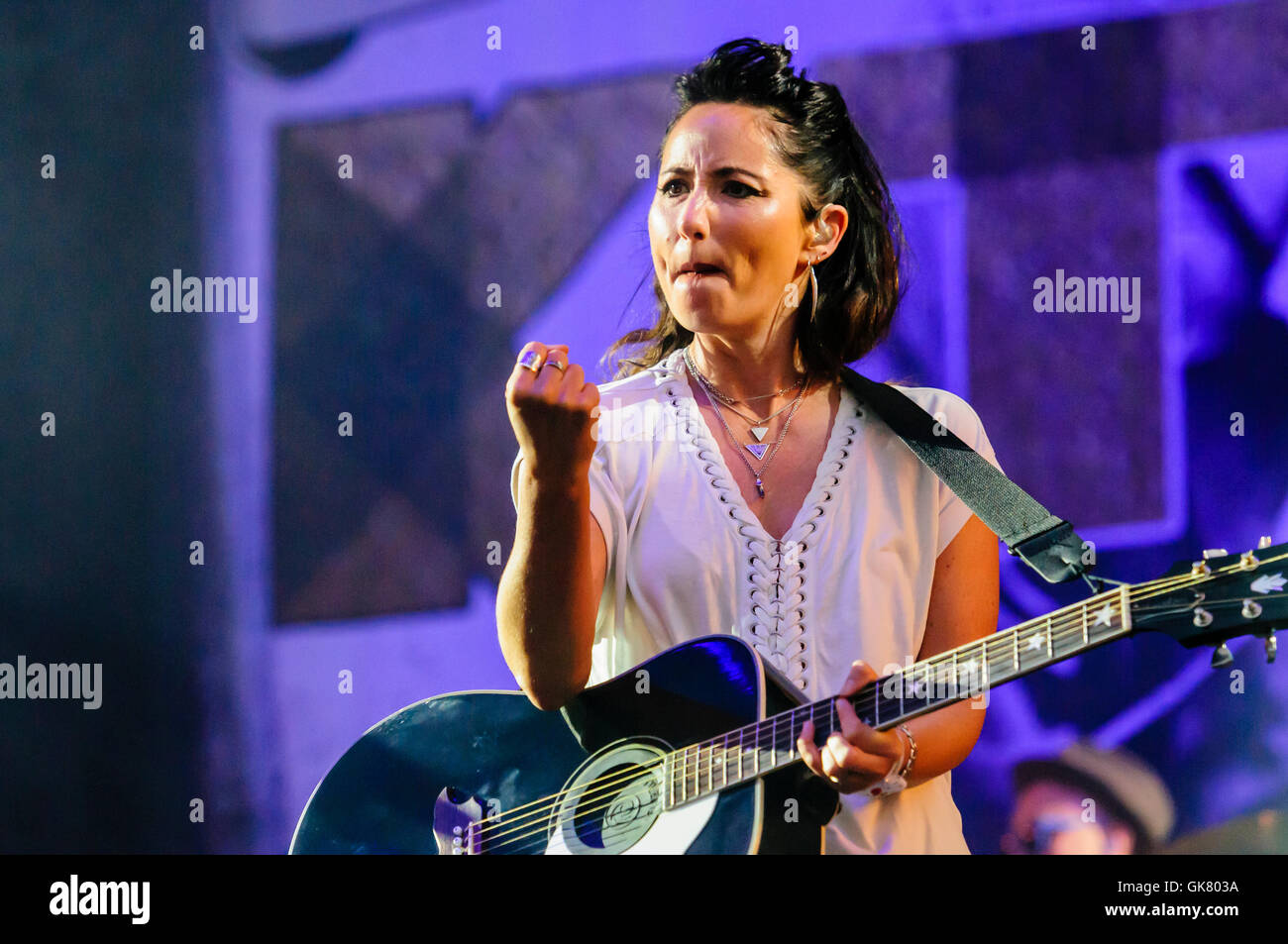 Belfast, Northern Ireland. 18th August, 2016. Scottish singer ...