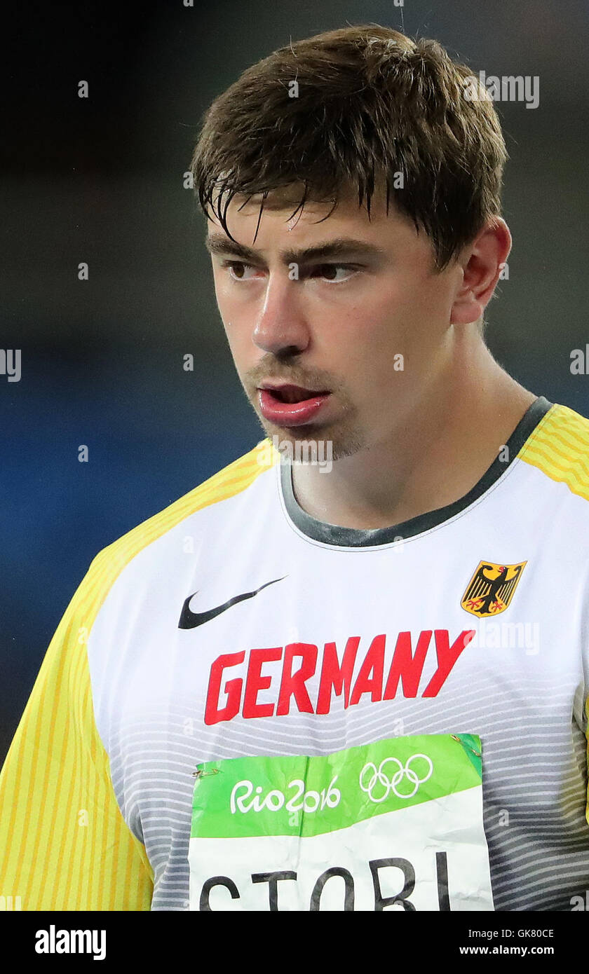 Rio de Janeiro, Brazil. 18th Aug, 2016. David Storl of Germany competes ...