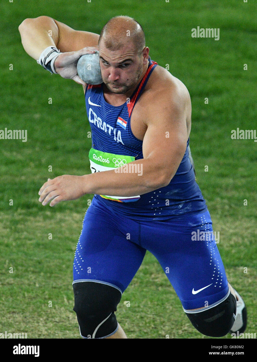 Rio de Janeiro, Brazil. 18th Aug, 2016. Stipe Zunic of Croatia competes ...