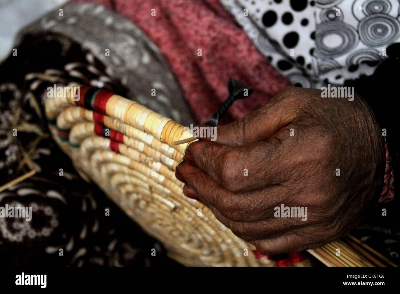 West Bank, Palestine. 18th Aug, 2016. A Palestinian woman made from ...