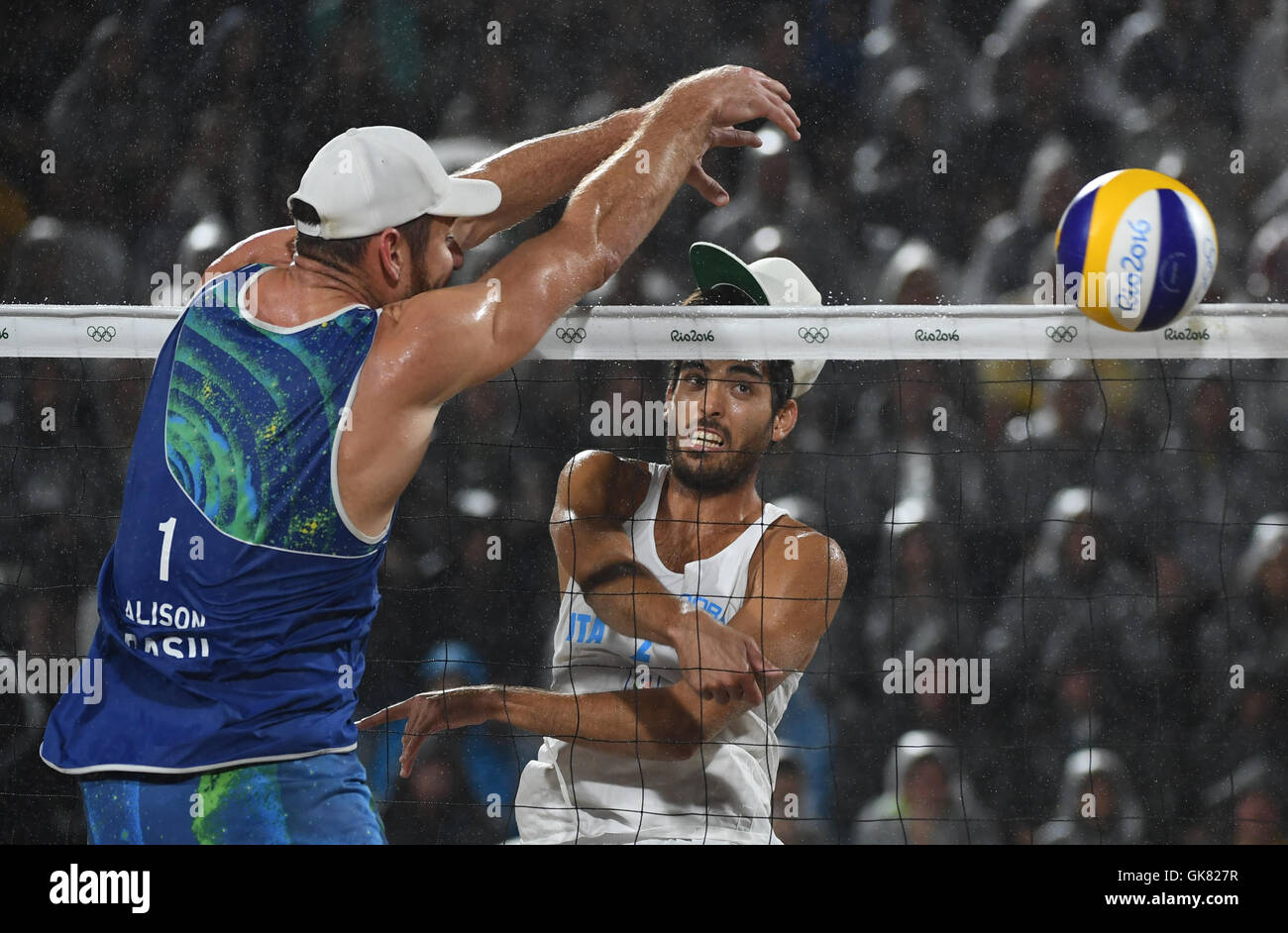 Rio de Janeiro, Brazil. 18th Aug, 2016. Daniele Lupo (R) of Italy and ...