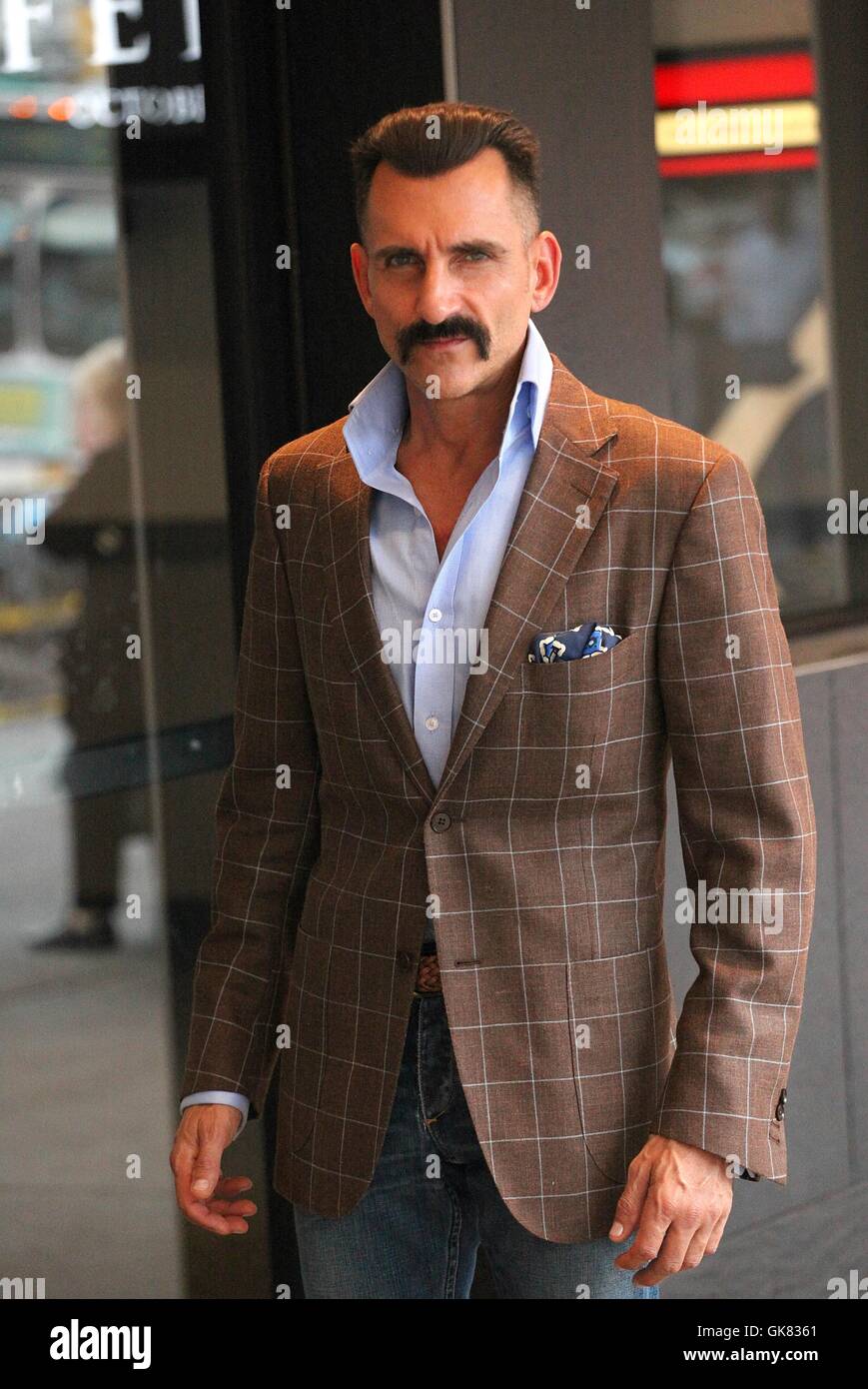 New York, NY, USA. 18th Aug, 2016. Wass Stevens arrives for the NYC ...