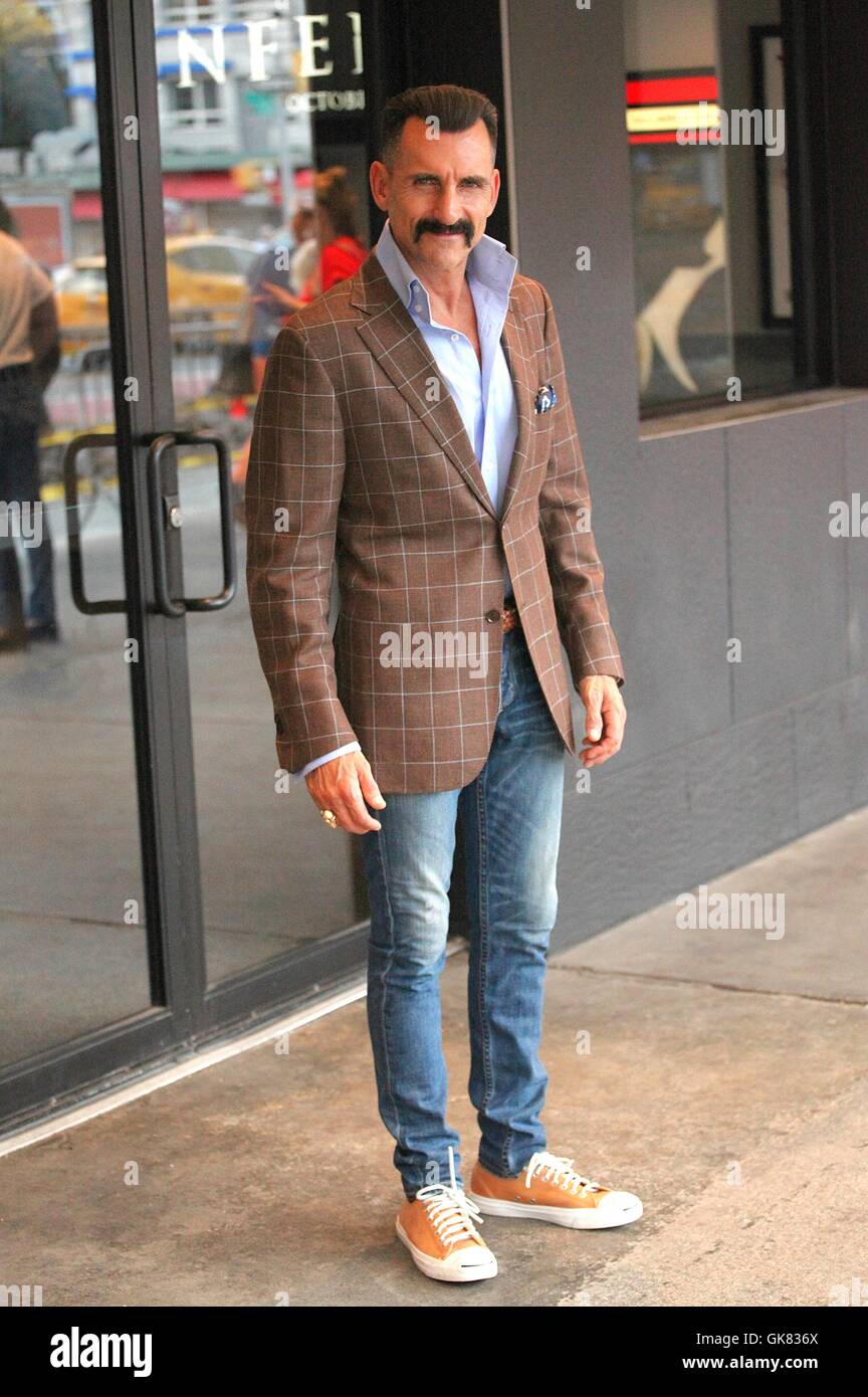 New York, NY, USA. 18th Aug, 2016. Wass Stevens arrives for the NYC ...