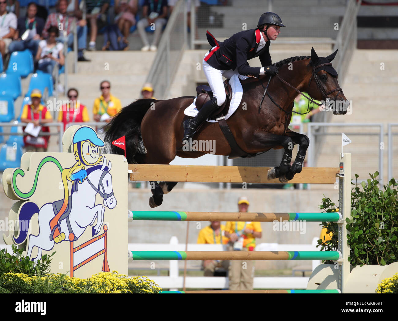 Rio de Janeiro, Brazil. 19th Aug, 2016. Ben Maher of Great Britain ...