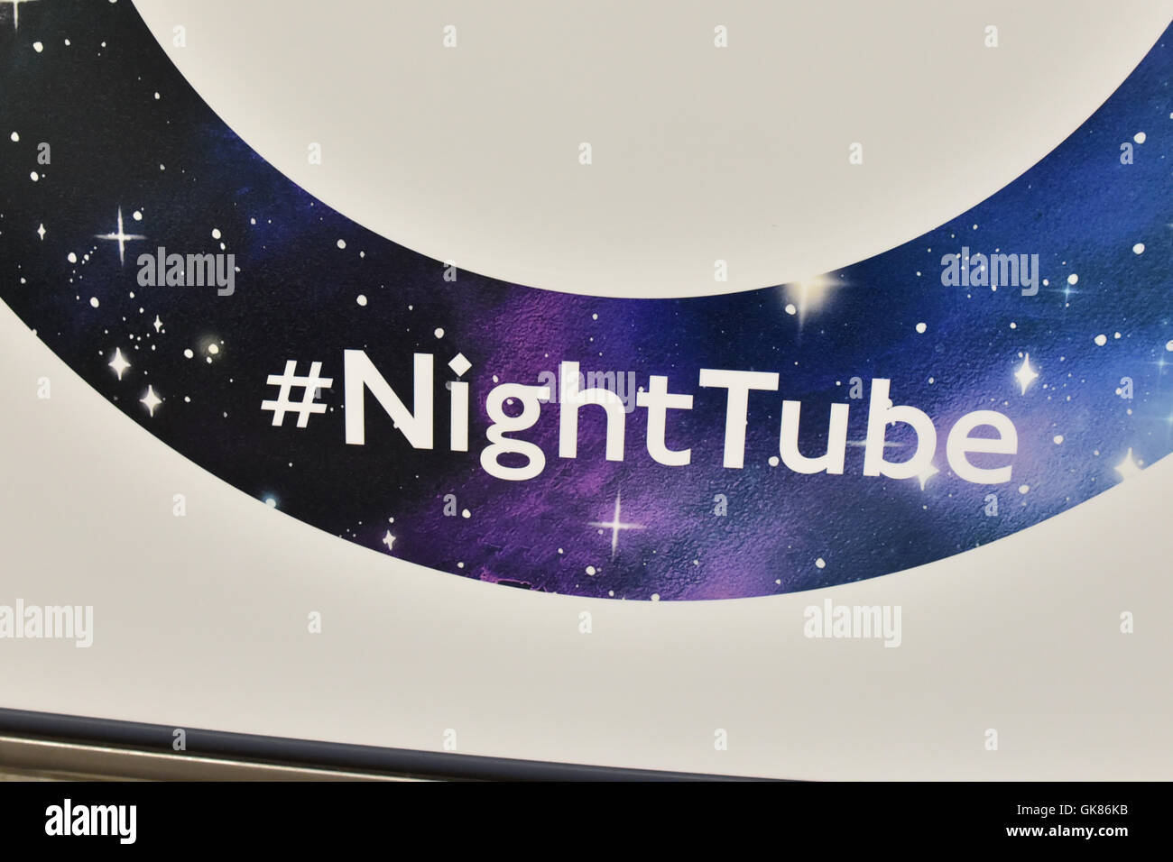 London underground night tube roundel hi-res stock photography and ...
