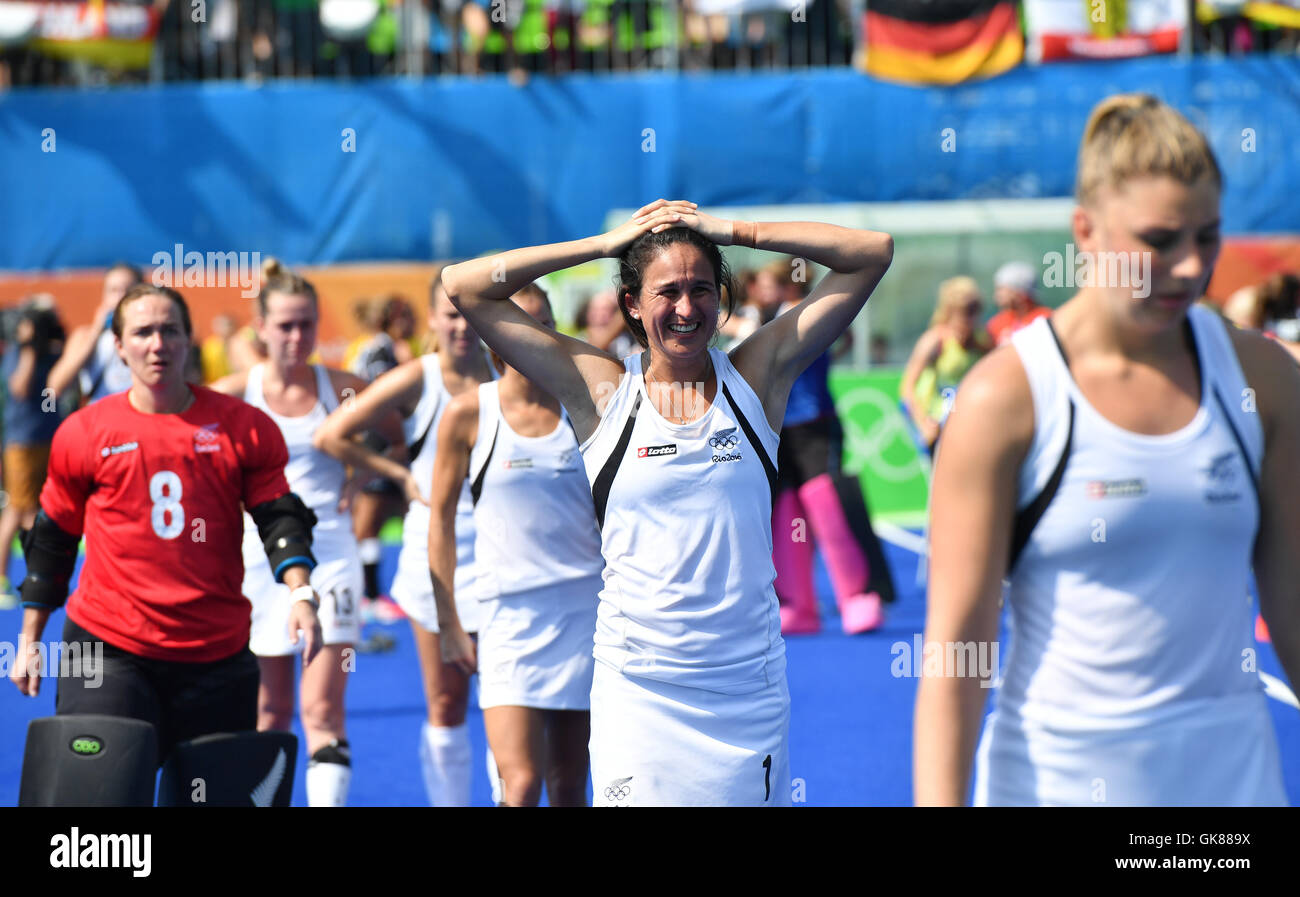 Rio de Janeiro, Brazil. 19th Aug, 2016. New Zealand players with ...