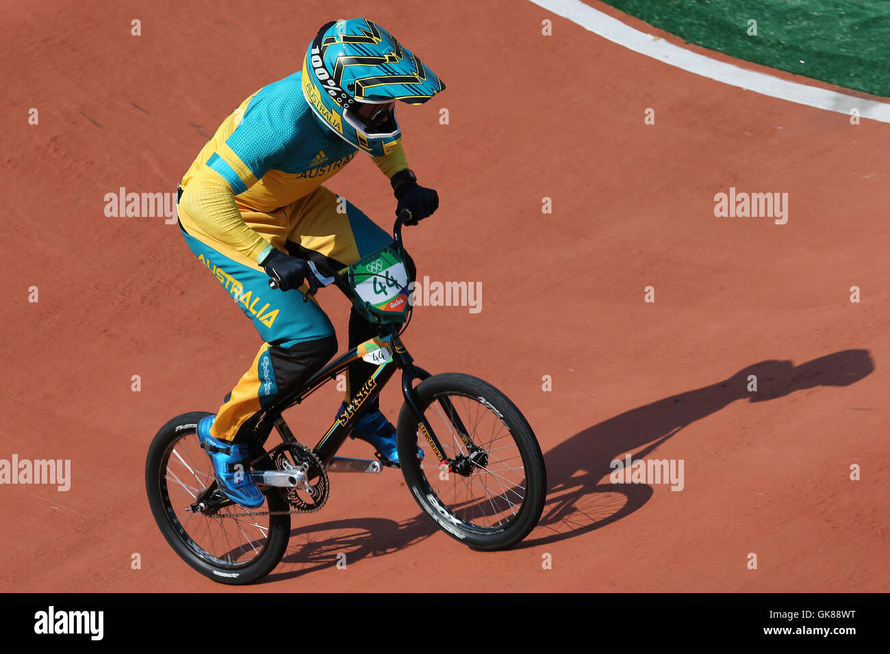 Rio de Janeiro, Brazil. 18th Aug, 2016. Mens BMX competition at the ...