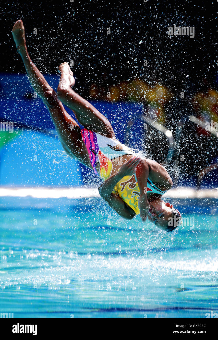 Rio De Janeiro, Brazil. 19th Aug, 2016. Players of Japan compete during ...