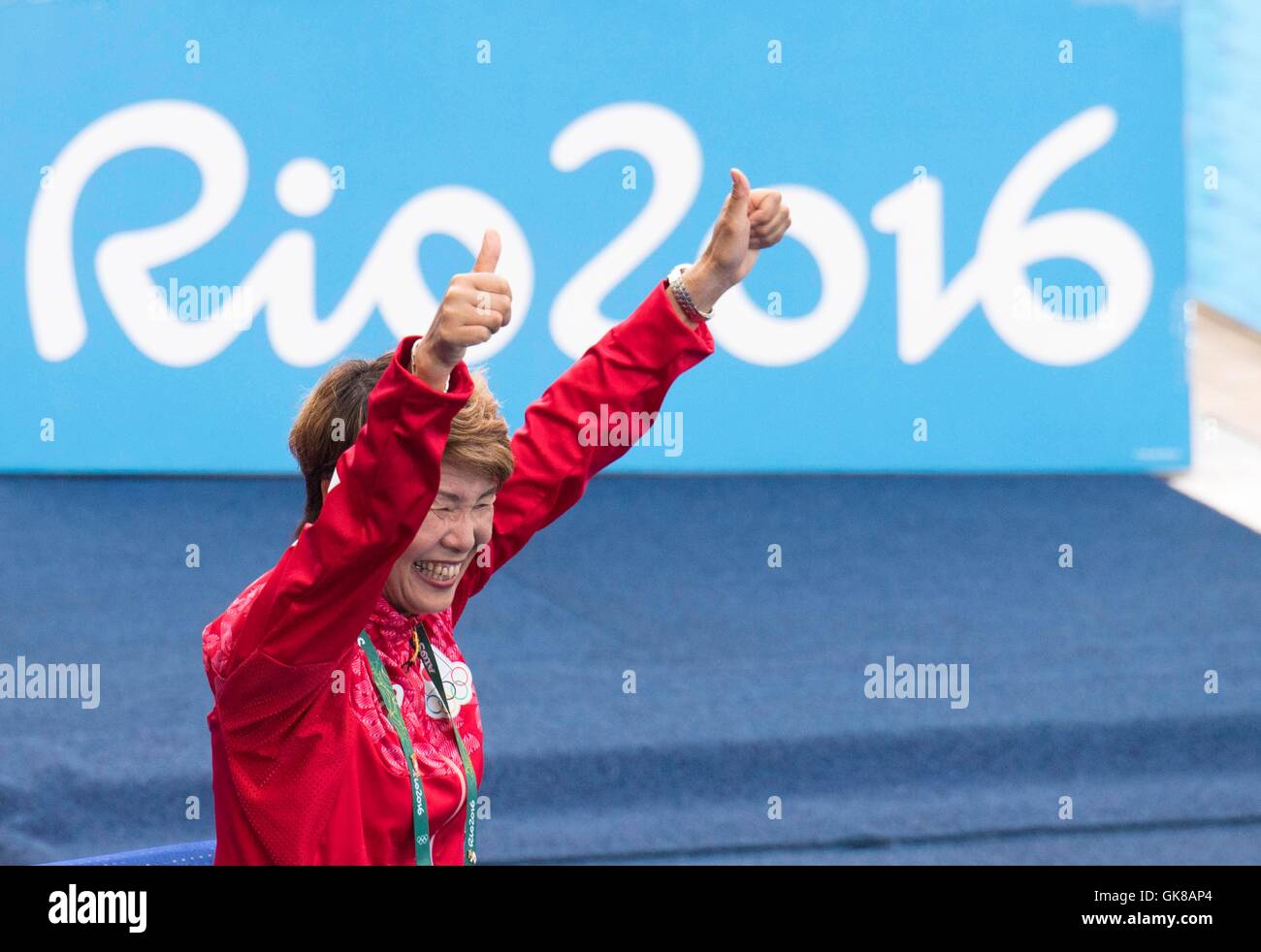 Rio de Janeiro, Brazil. 19th Aug, 2016. Masayo Imur (JPN) Synchronized ...