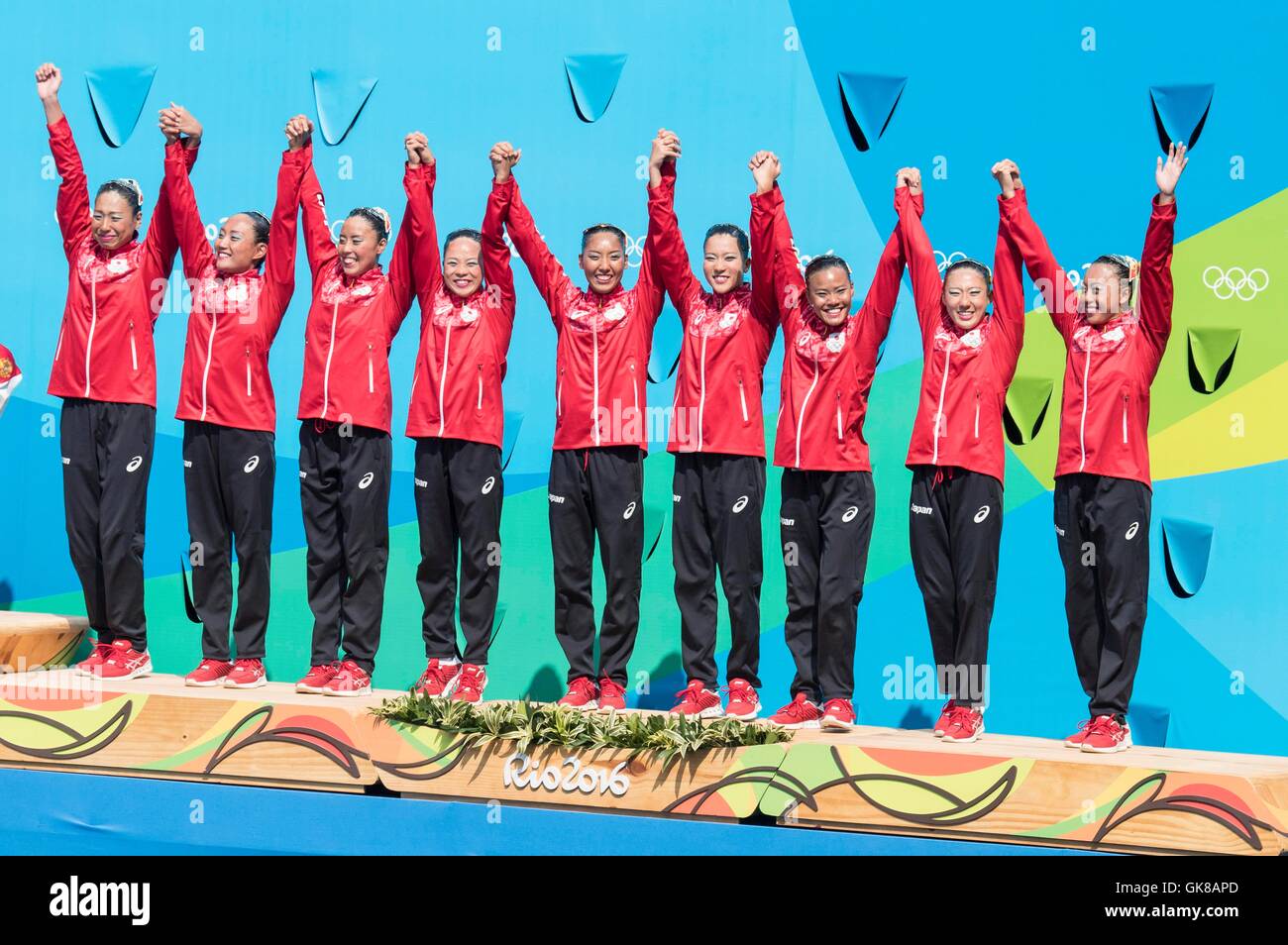 Rio de Janeiro, Brazil. 19th Aug, 2016. Japan team group (JPN ...