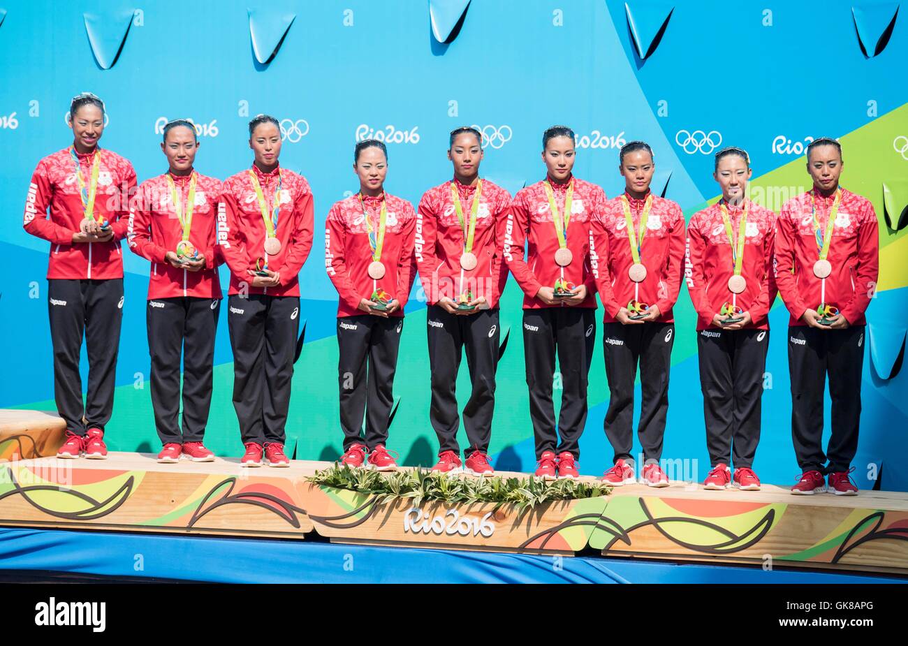 Rio de Janeiro, Brazil. 19th Aug, 2016. Japan team group (JPN ...