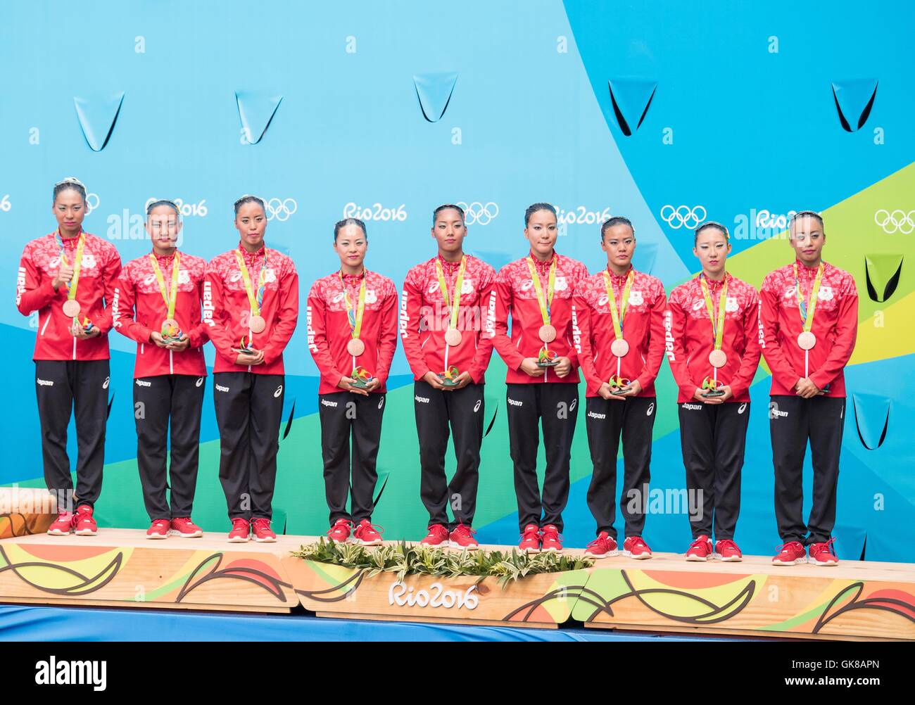 Rio de Janeiro, Brazil. 19th Aug, 2016. Japan team group (JPN ...