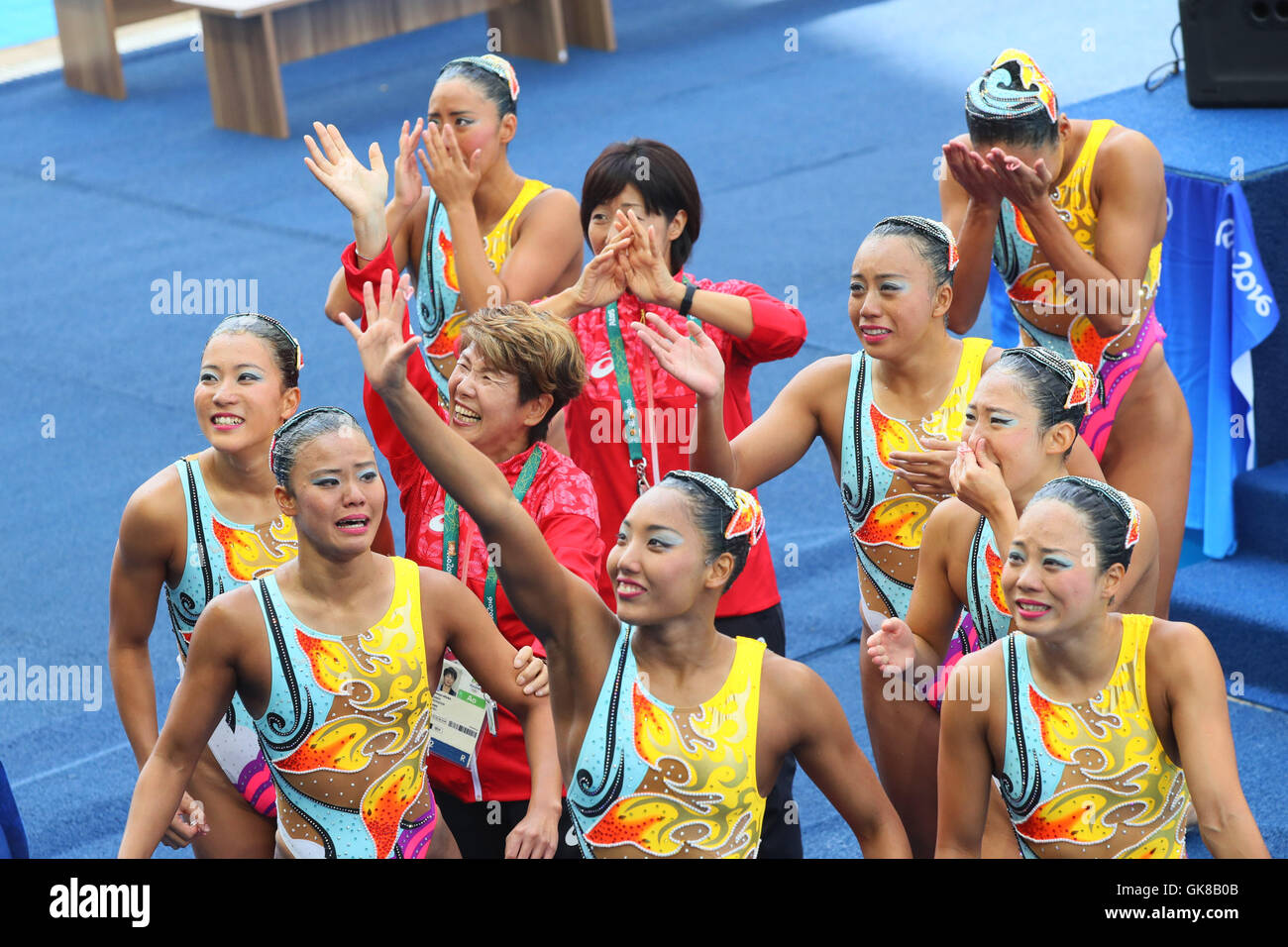 Rio de Janeiro, Brazil. 19th Aug, 2016. Japan team group (JPN ...