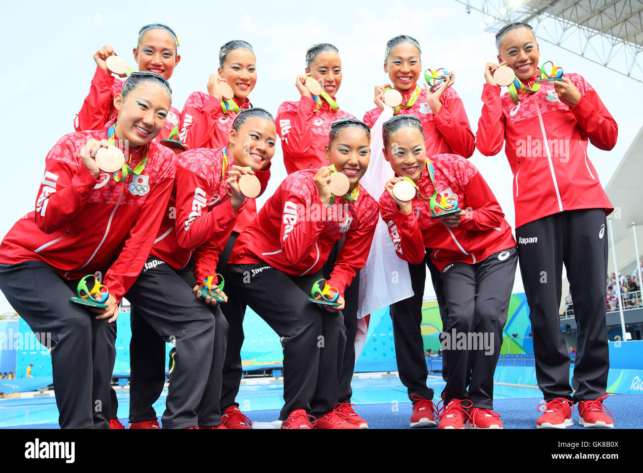 Rio de Janeiro, Brazil. 19th Aug, 2016. Japan team group (JPN ...