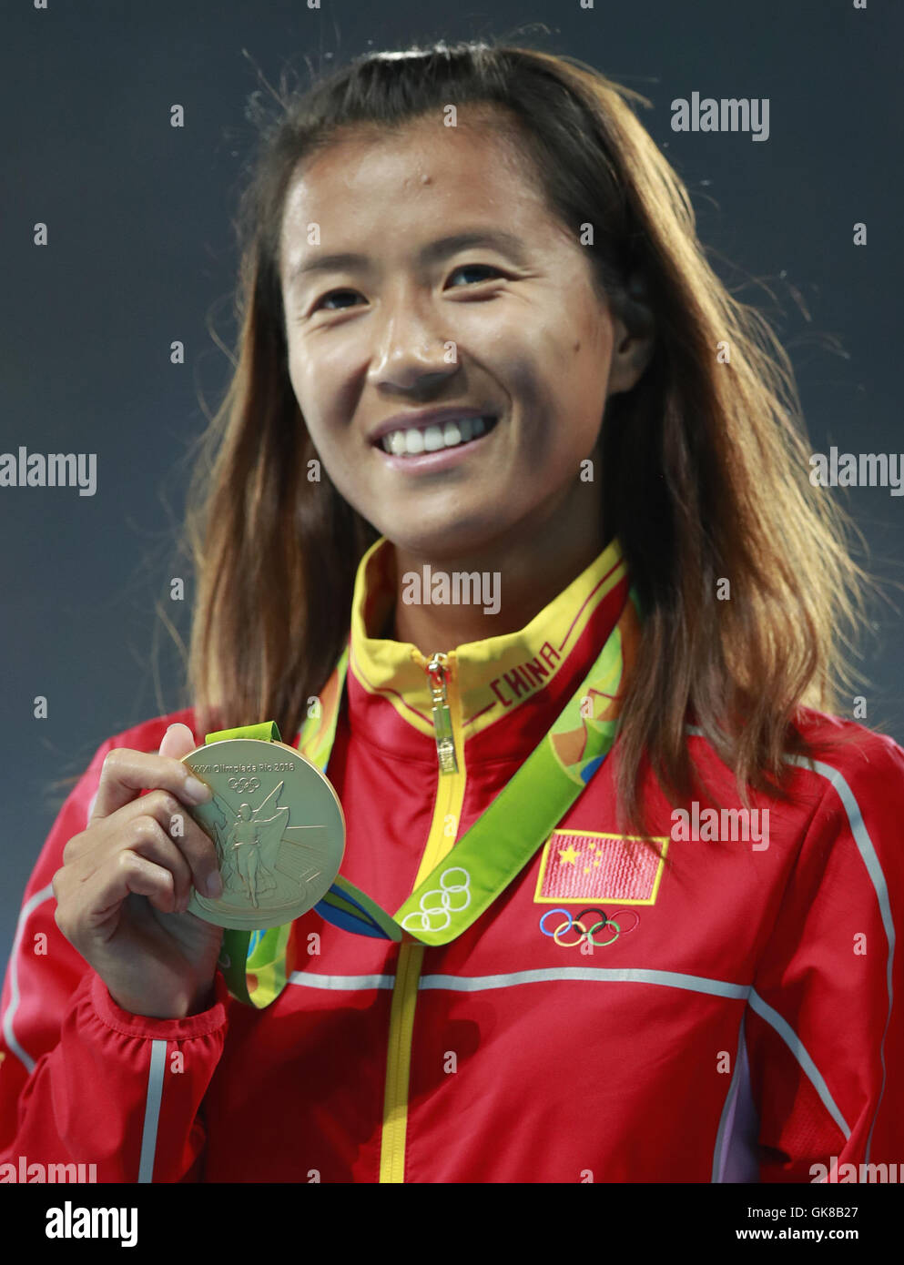 Rio De Janeiro, Brazil. 19th Aug, 2016. China's Liu Hong attends the ...