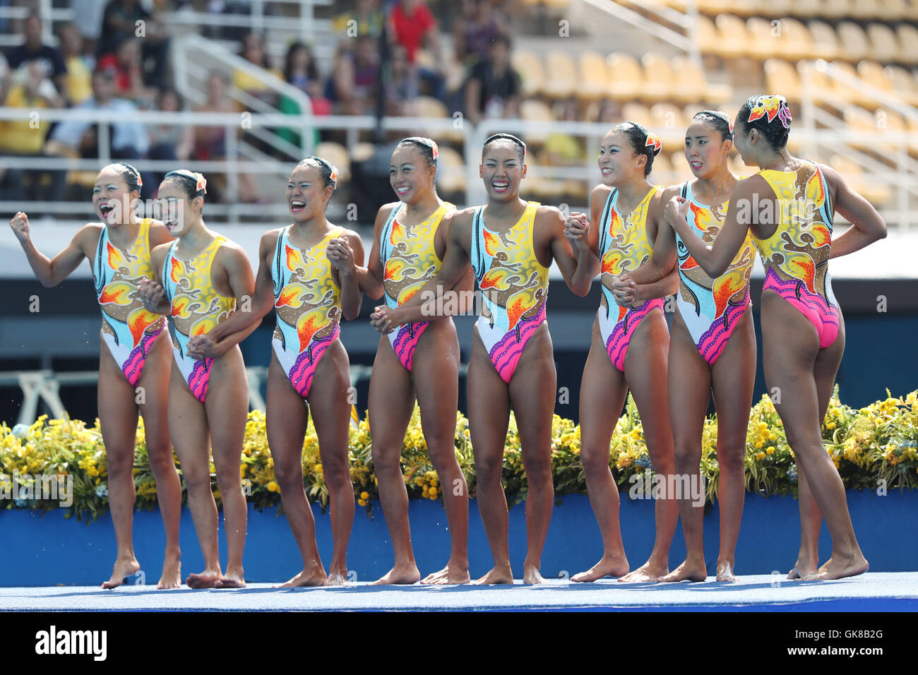 Rio de Janeiro, Brazil. 19th Aug, 2016. Japan team group (JPN ...