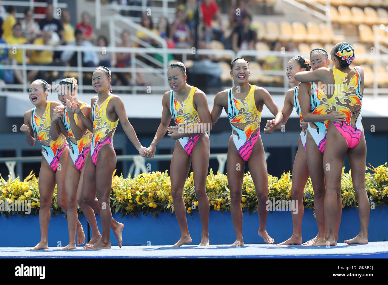 Rio de Janeiro, Brazil. 19th Aug, 2016. Japan team group (JPN ...
