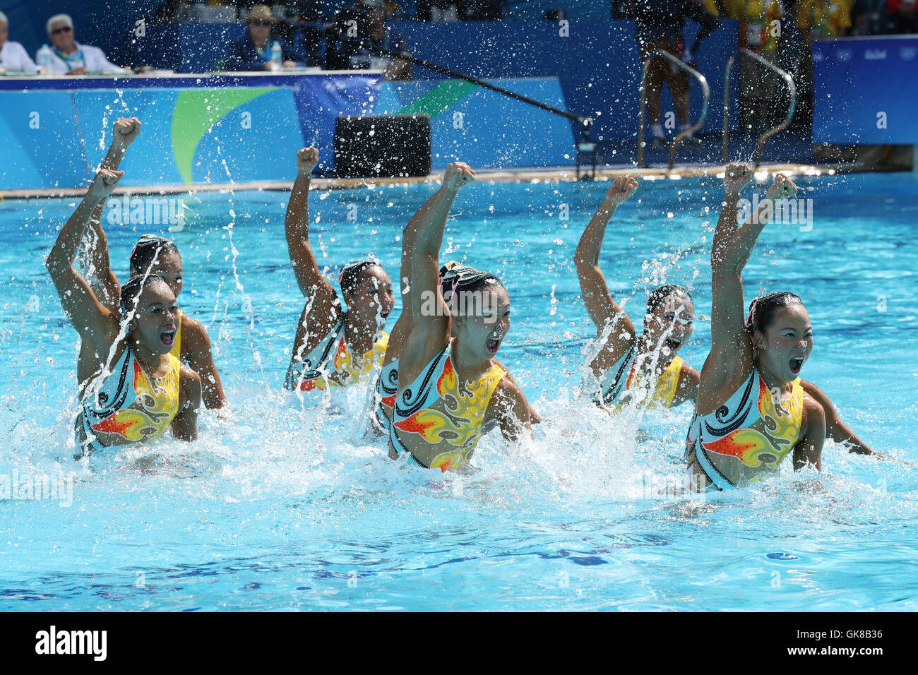 Rio de Janeiro, Brazil. 19th Aug, 2016. Japan team group (JPN ...
