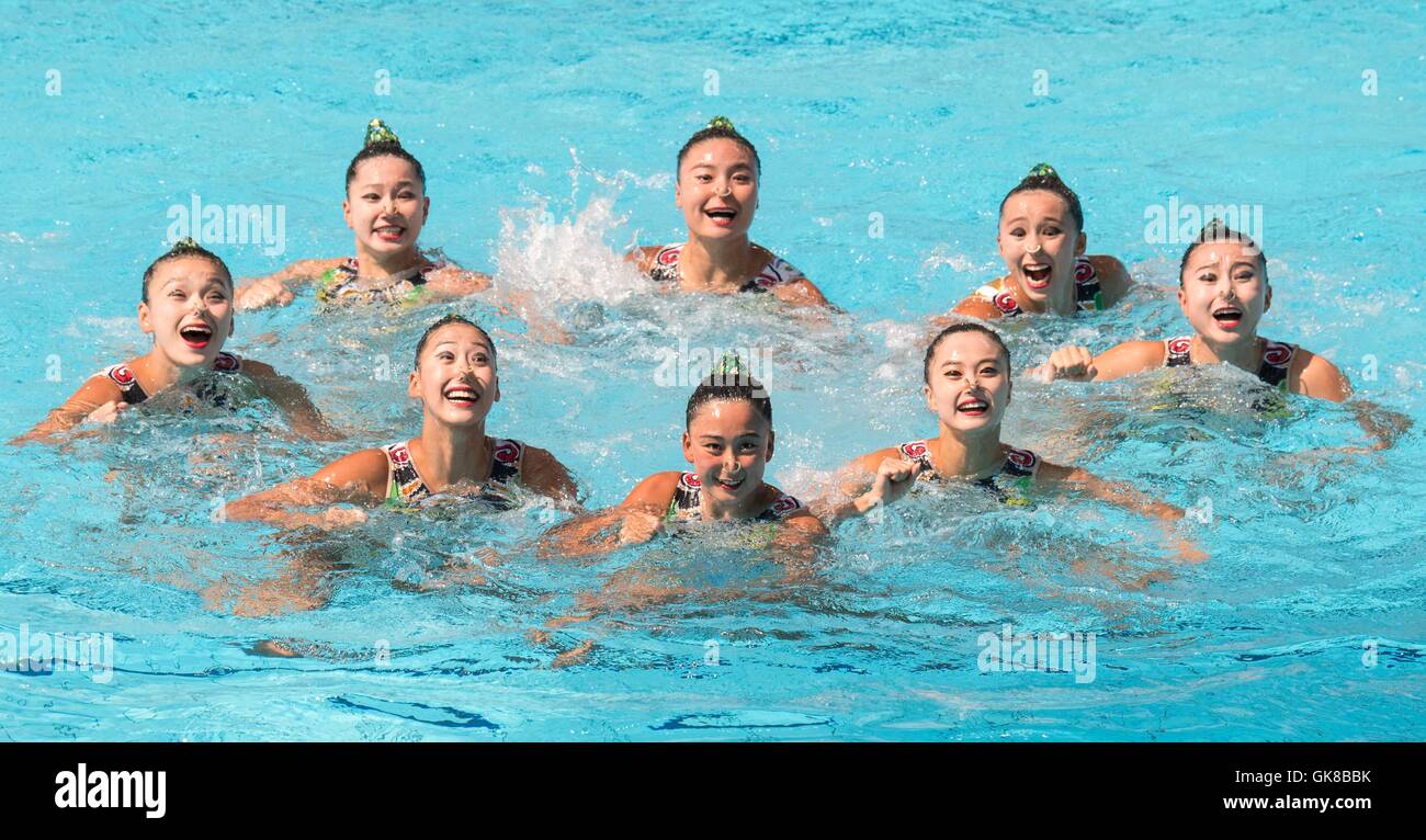 Rio de Janeiro, Brazil. 19th Aug, 2016. Japan team group (JPN ...