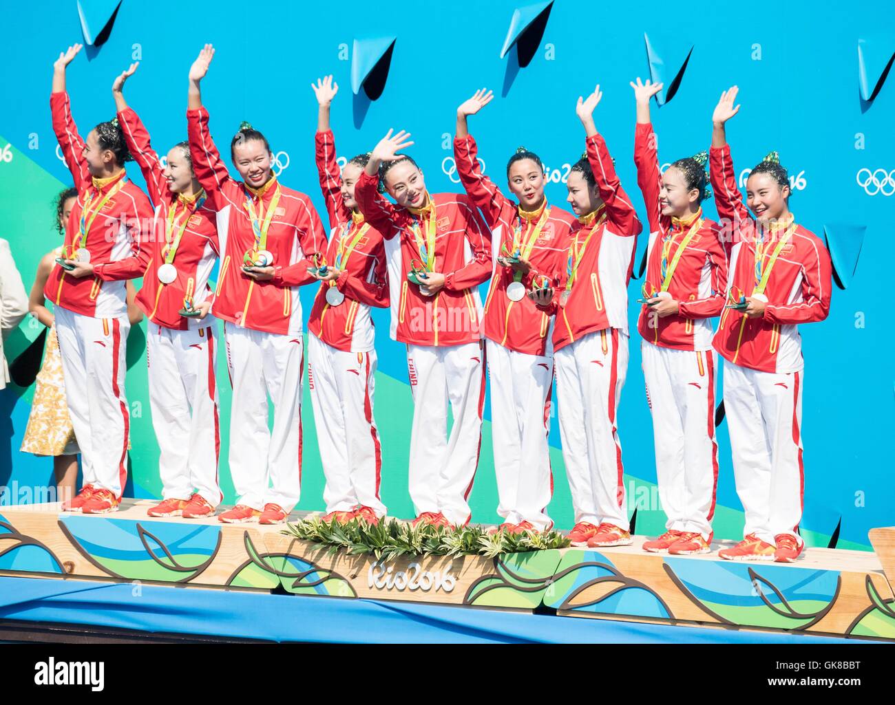 Rio de Janeiro, Brazil. 19th Aug, 2016. China team group (CHN ...