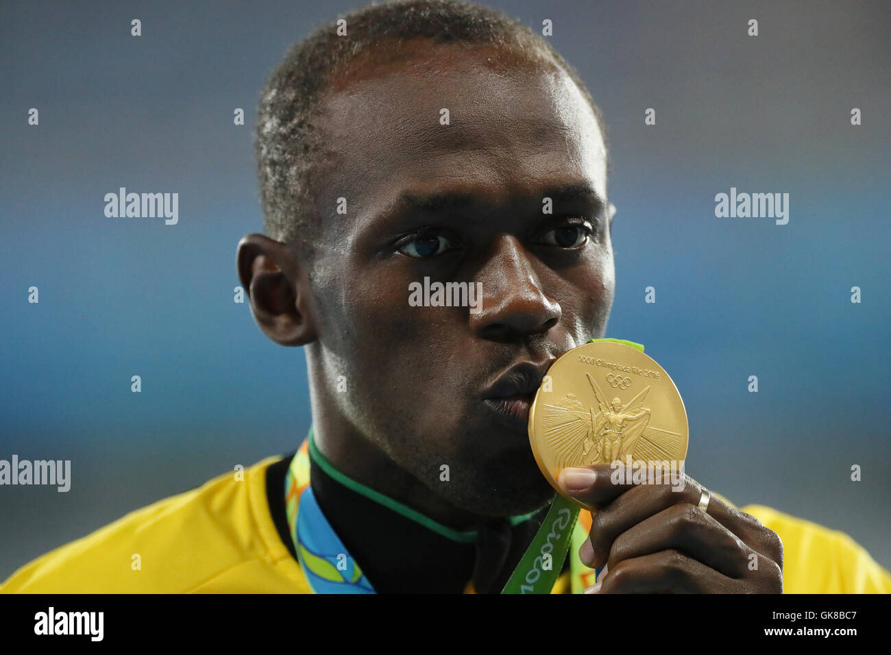 Rio de Janeiro, Brazil. 19th Aug, 2016. Usain Bolt (JAM) Athletics ...
