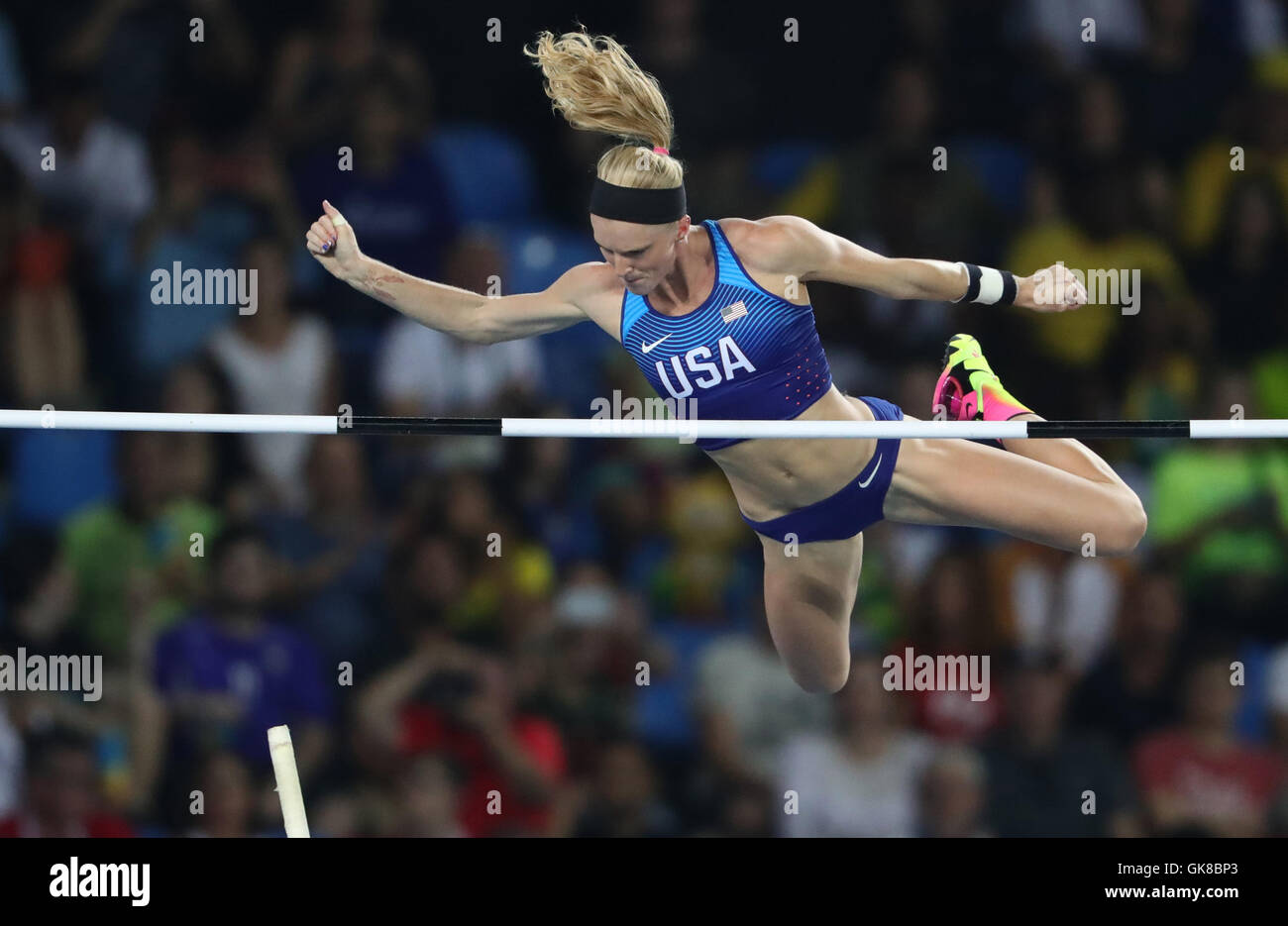 Rio de Janeiro, Brazil. 19th Aug, 2016. Sandi Morris of the USA ...