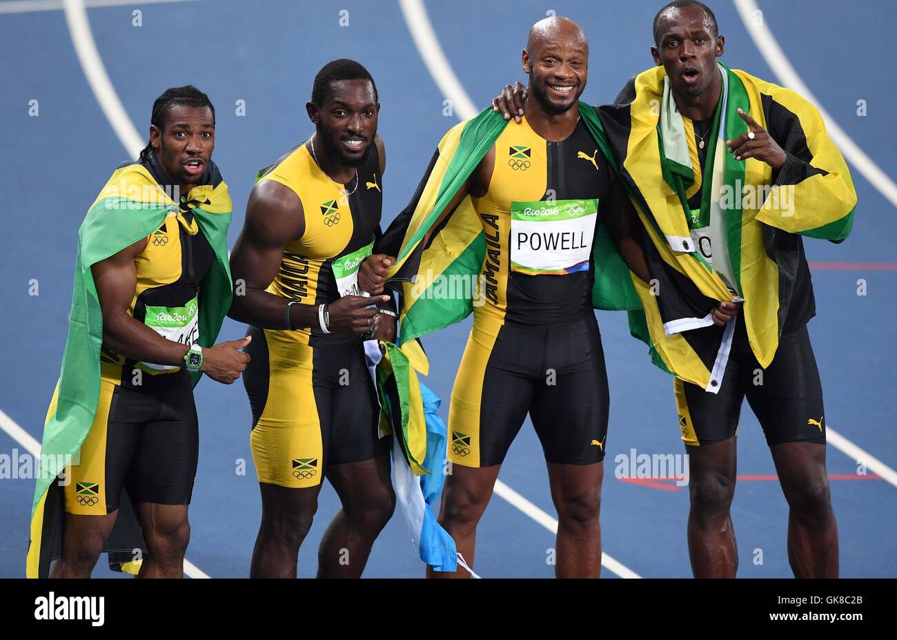 Rio De Janeiro, Brazil. 19th Aug, 2016. Jamaica's Yohan Blake, Nickel ...