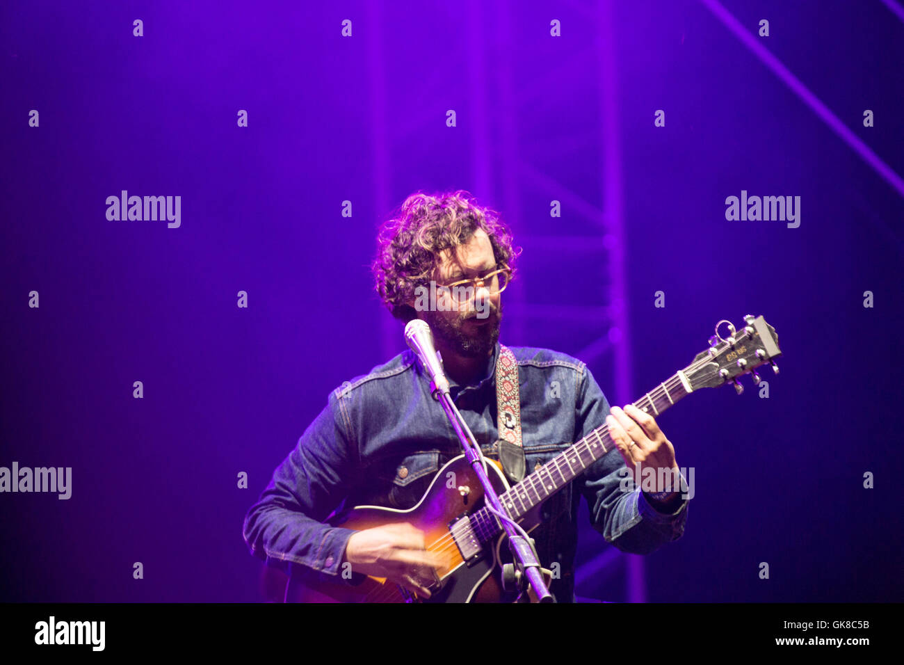 Brecon, Wales, UK. 18th August, 2016. Day One of the Green Man Festival ...