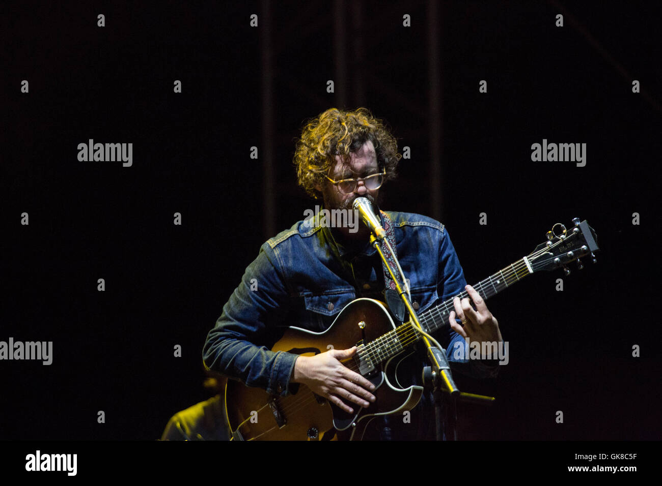 Brecon, Wales, UK. 18th August, 2016. Day One of the Green Man Festival ...