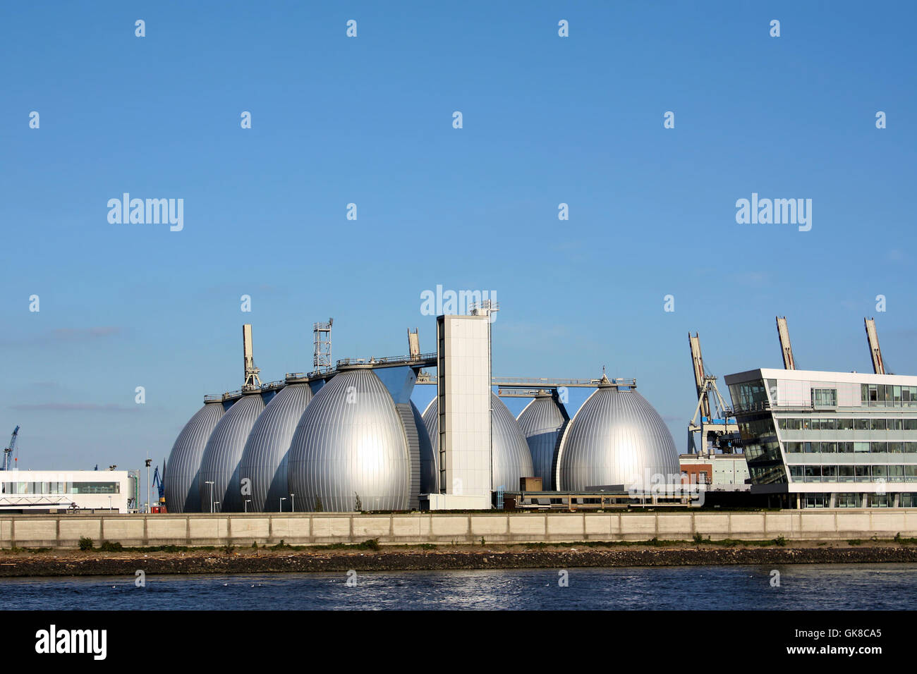 silver purification plant oval Stock Photo - Alamy