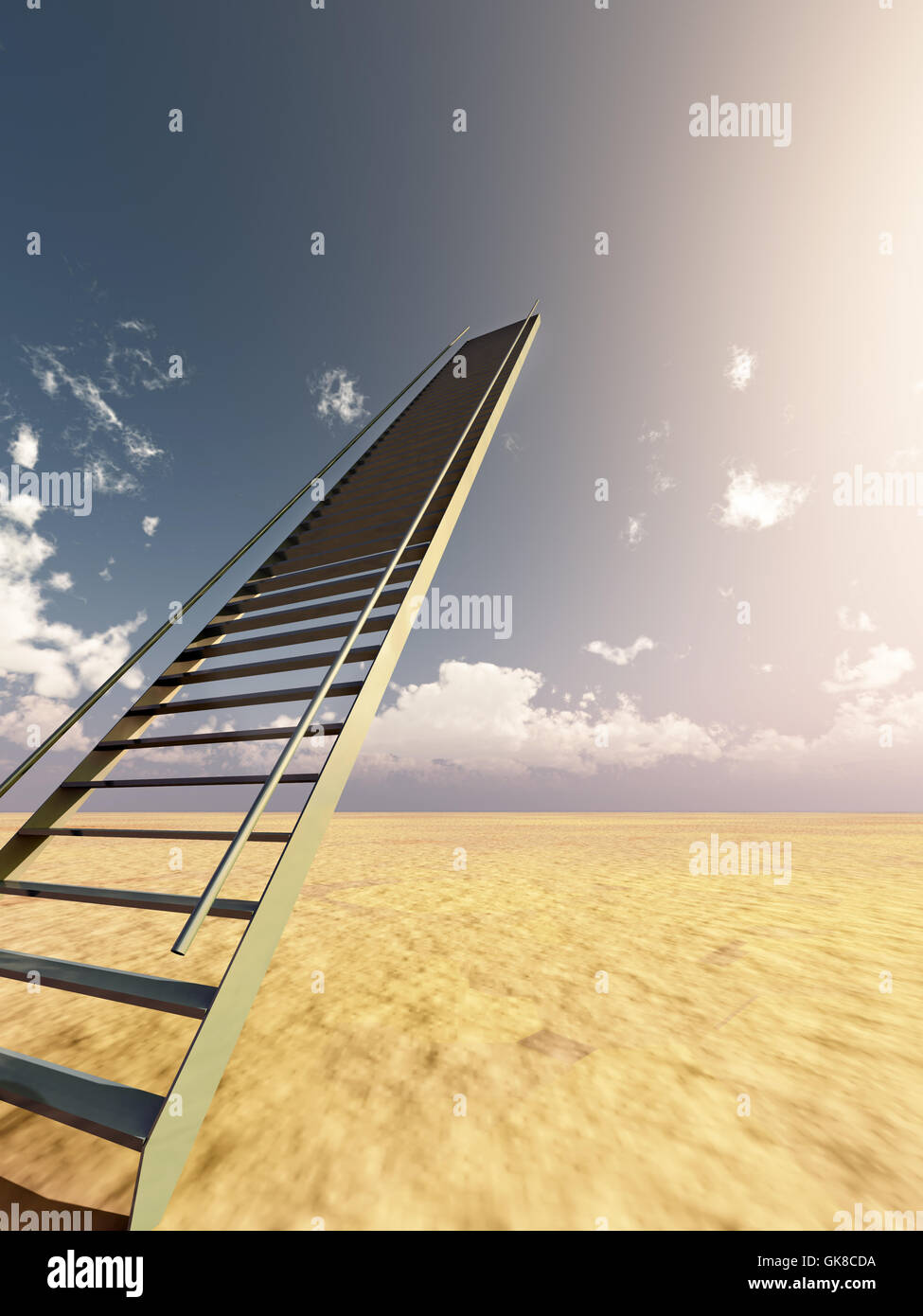 Ladder in the sky Stock Photo - Alamy