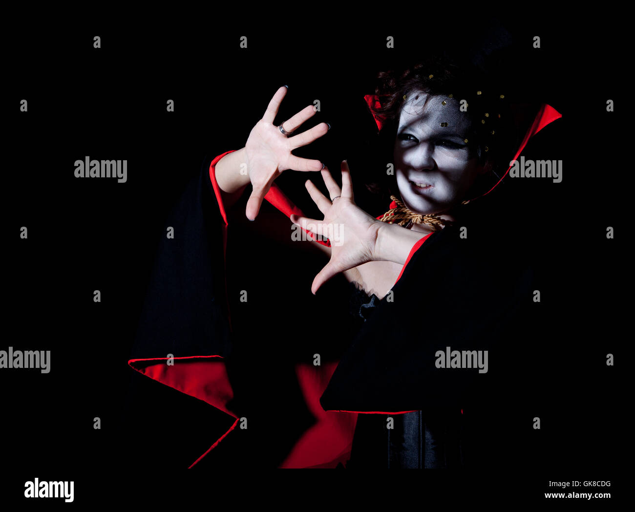 female vampire defense light Stock Photo - Alamy