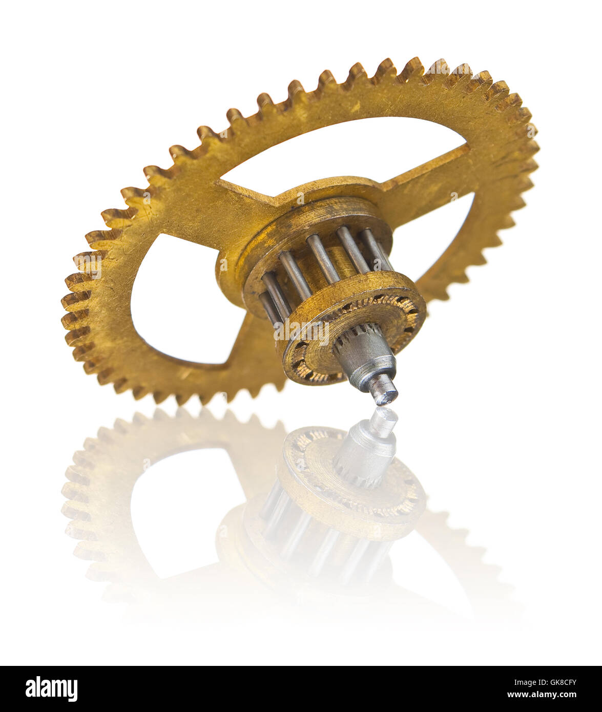 Gear of the clock Stock Photo - Alamy