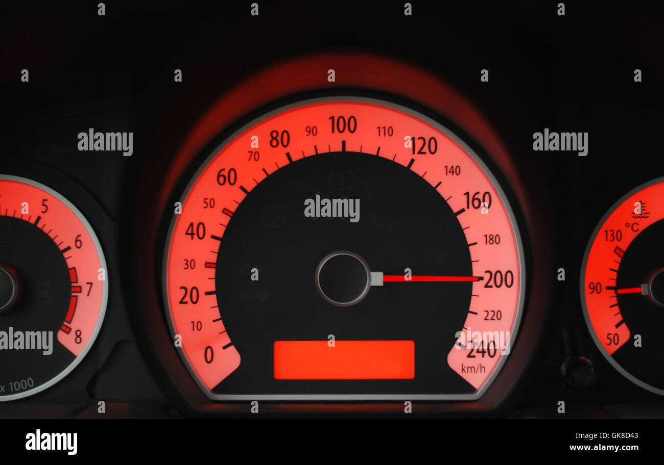 Dashboard speed meter hi-res stock photography and images - Alamy