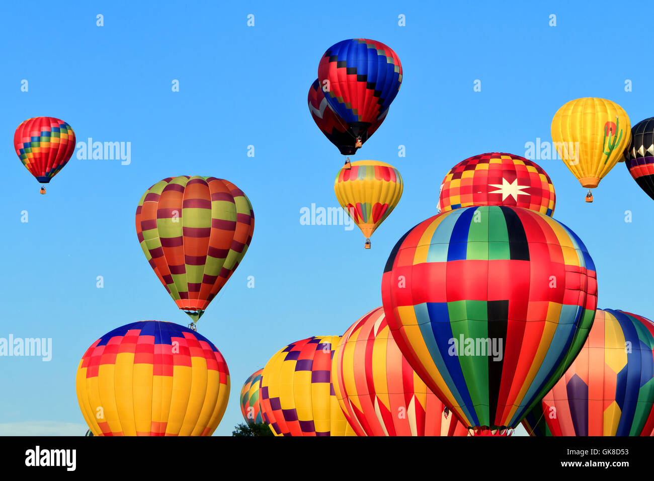 Blue air balloon hi-res stock photography and images - Alamy