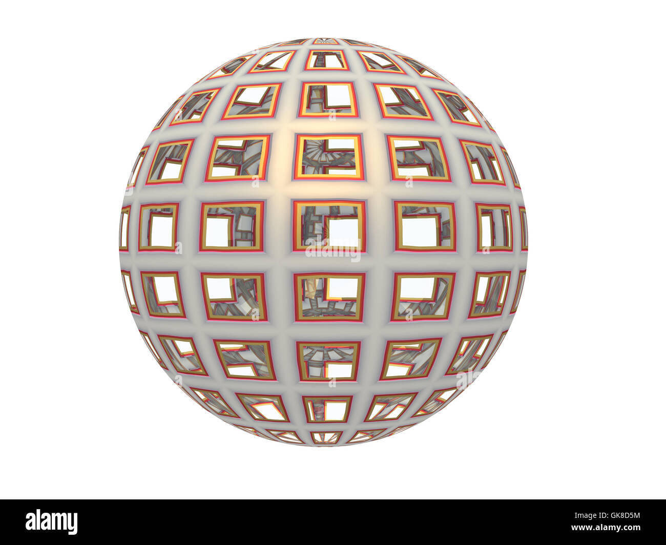 Abstract 3d sphere Stock Photo - Alamy