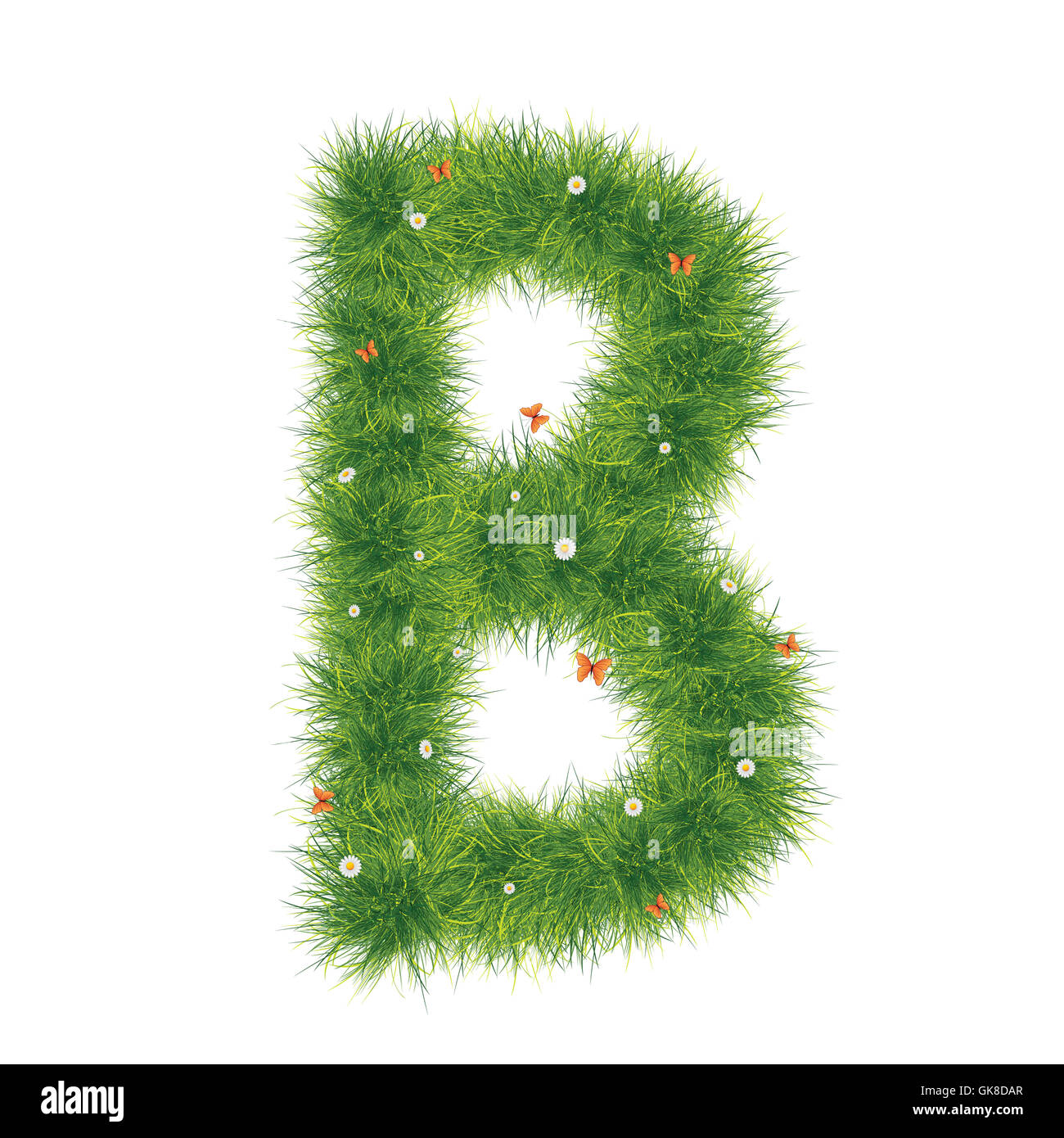 Grass Alphabet A-Z Stock Photo - Alamy