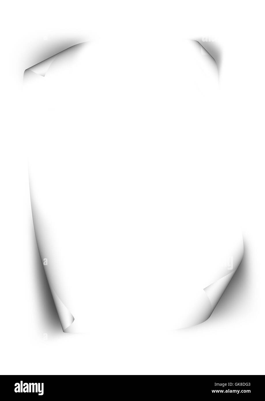 Curled edge paper hi-res stock photography and images - Alamy