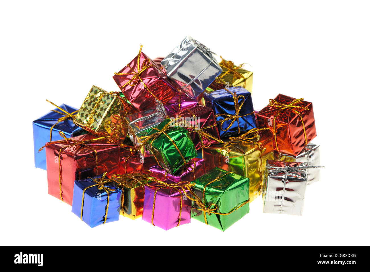 Set of gifts in boxes Stock Photo - Alamy