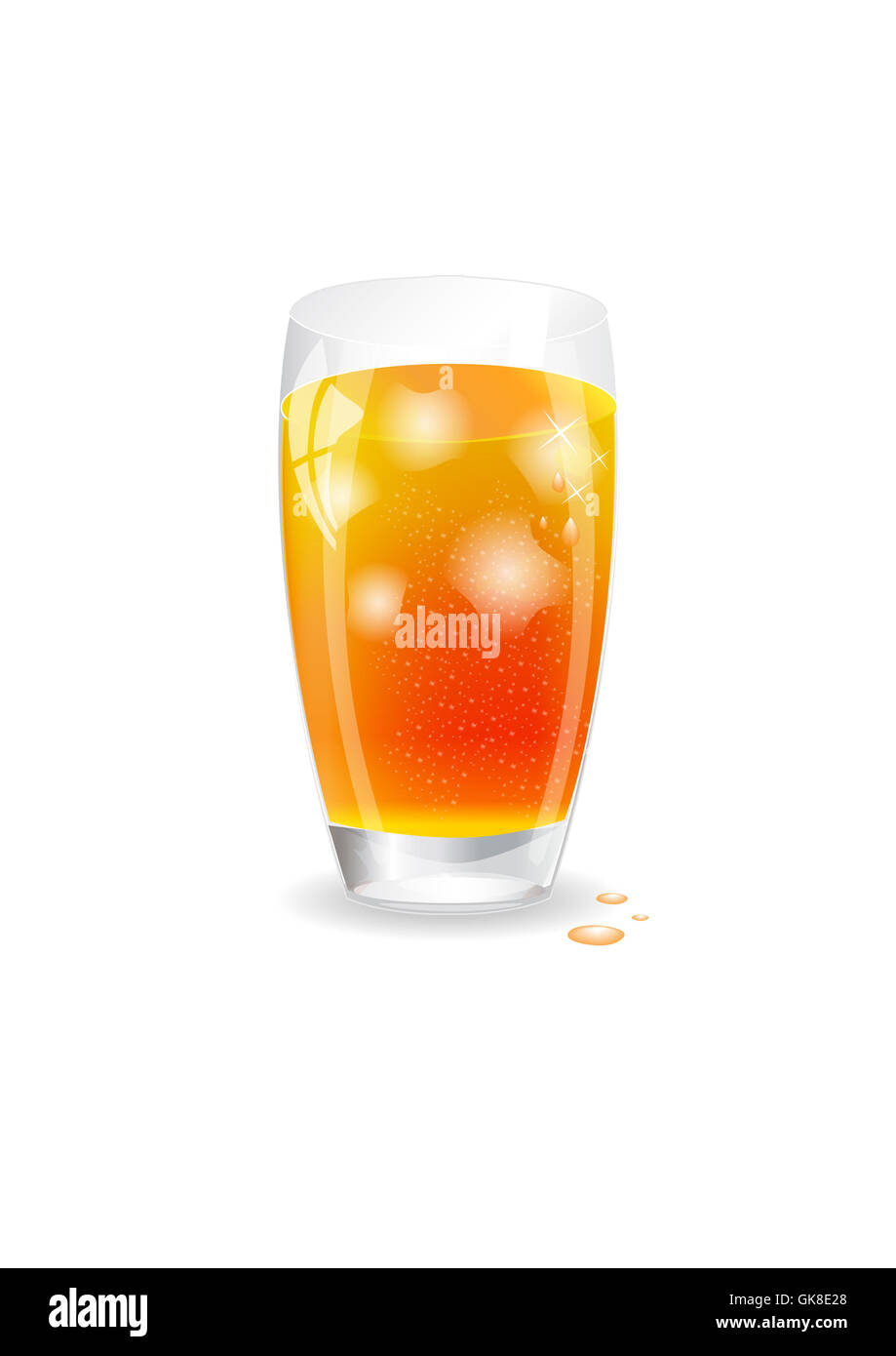 Ice Tea. Vector illustration Stock Photo - Alamy