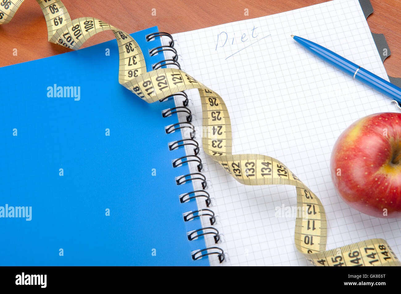 Planning of a diet Stock Photo - Alamy