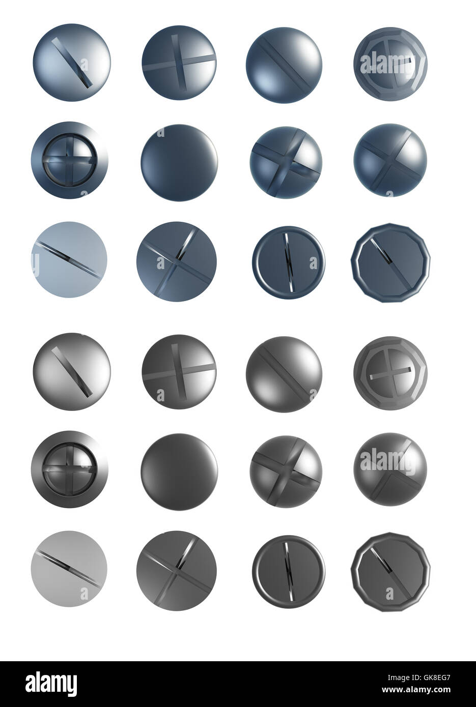 Set of screws Stock Photo - Alamy