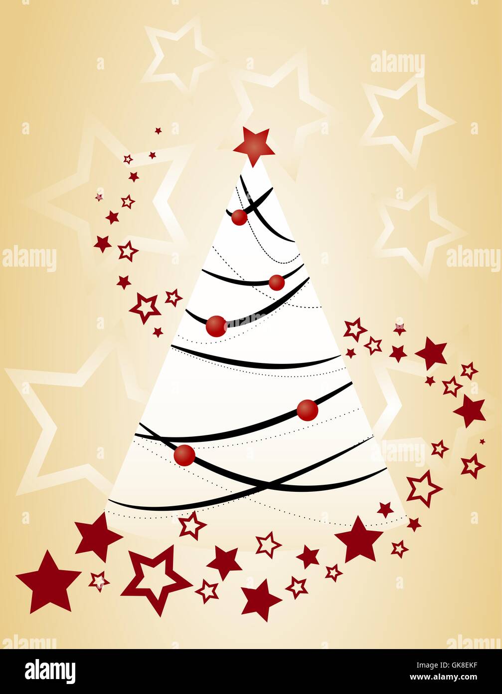 holiday christmas tree stars Stock Photo - Alamy