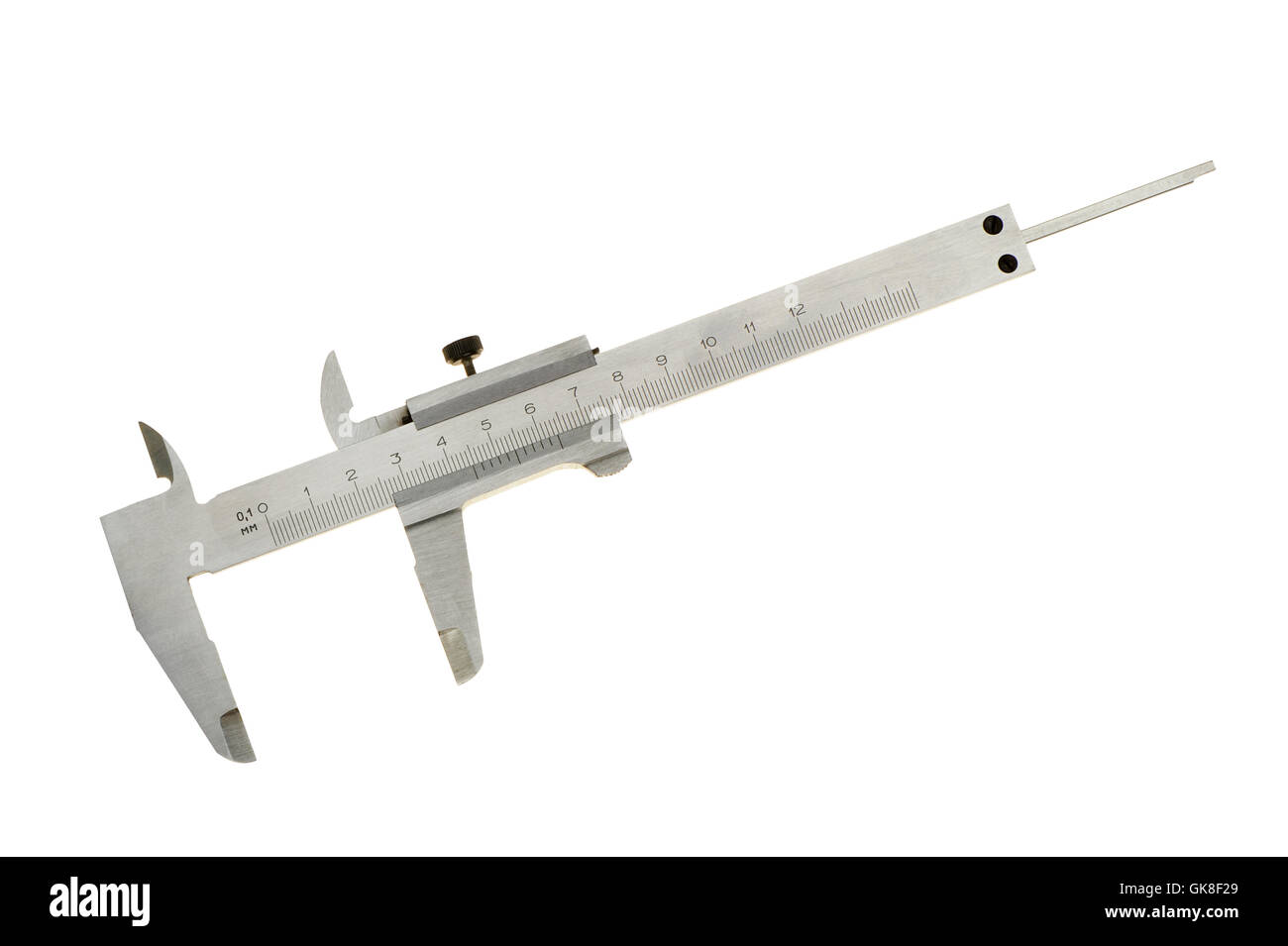 Caliper. Isolated on white Stock Photo - Alamy