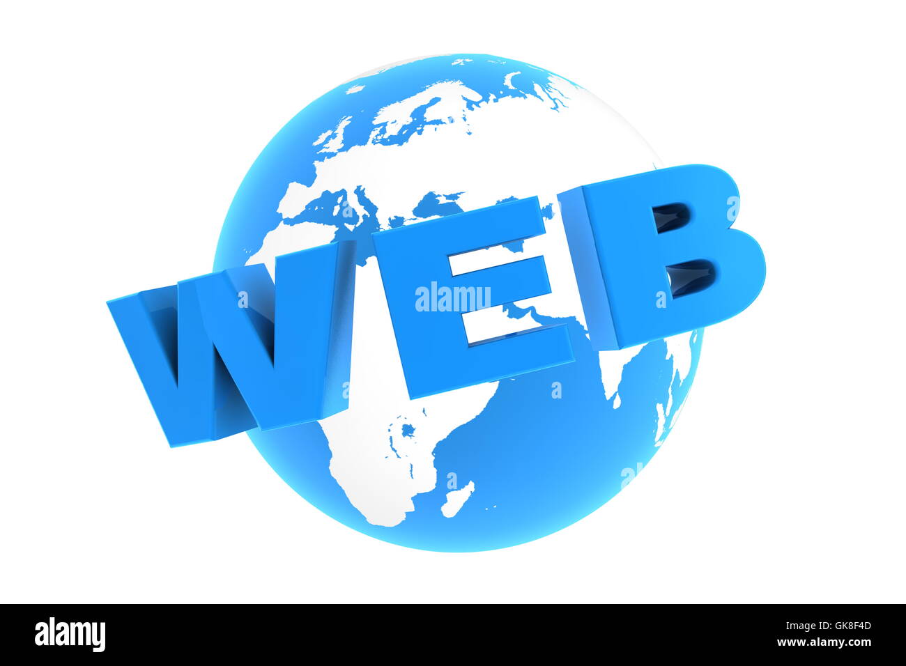 Web around world glossy Cut Out Stock Images & Pictures - Alamy