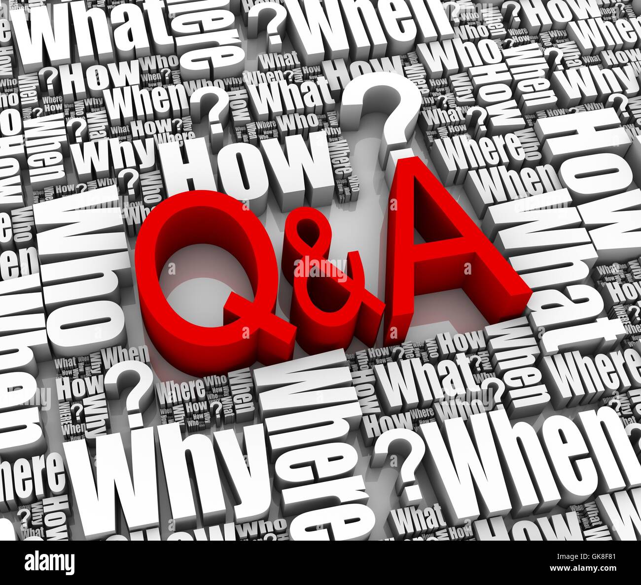 Questions and Answers Stock Photo - Alamy