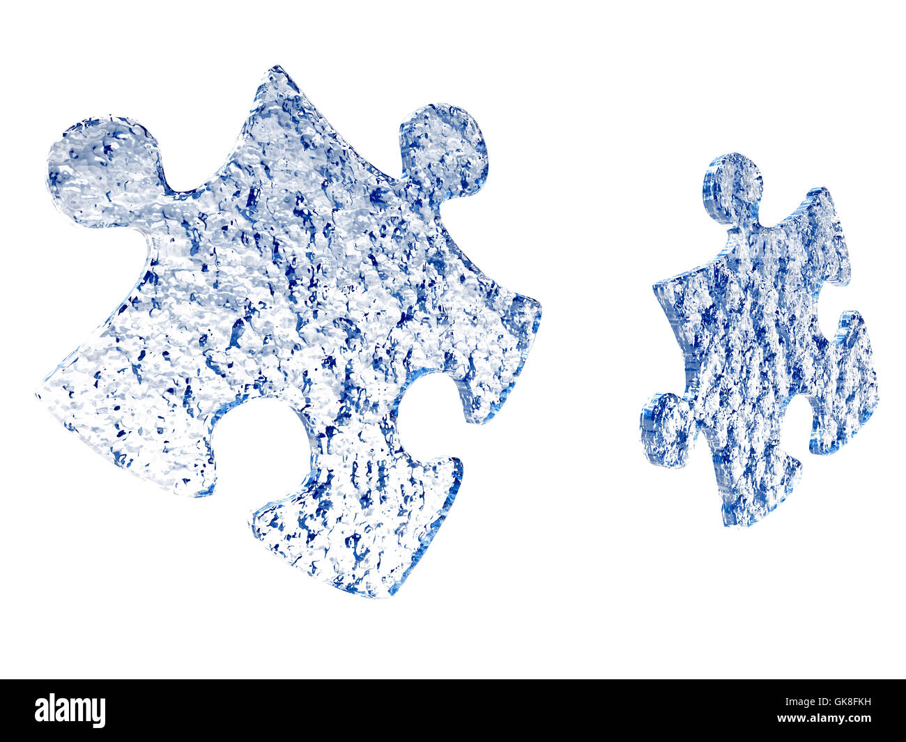 Puzzles from a water Stock Photo - Alamy