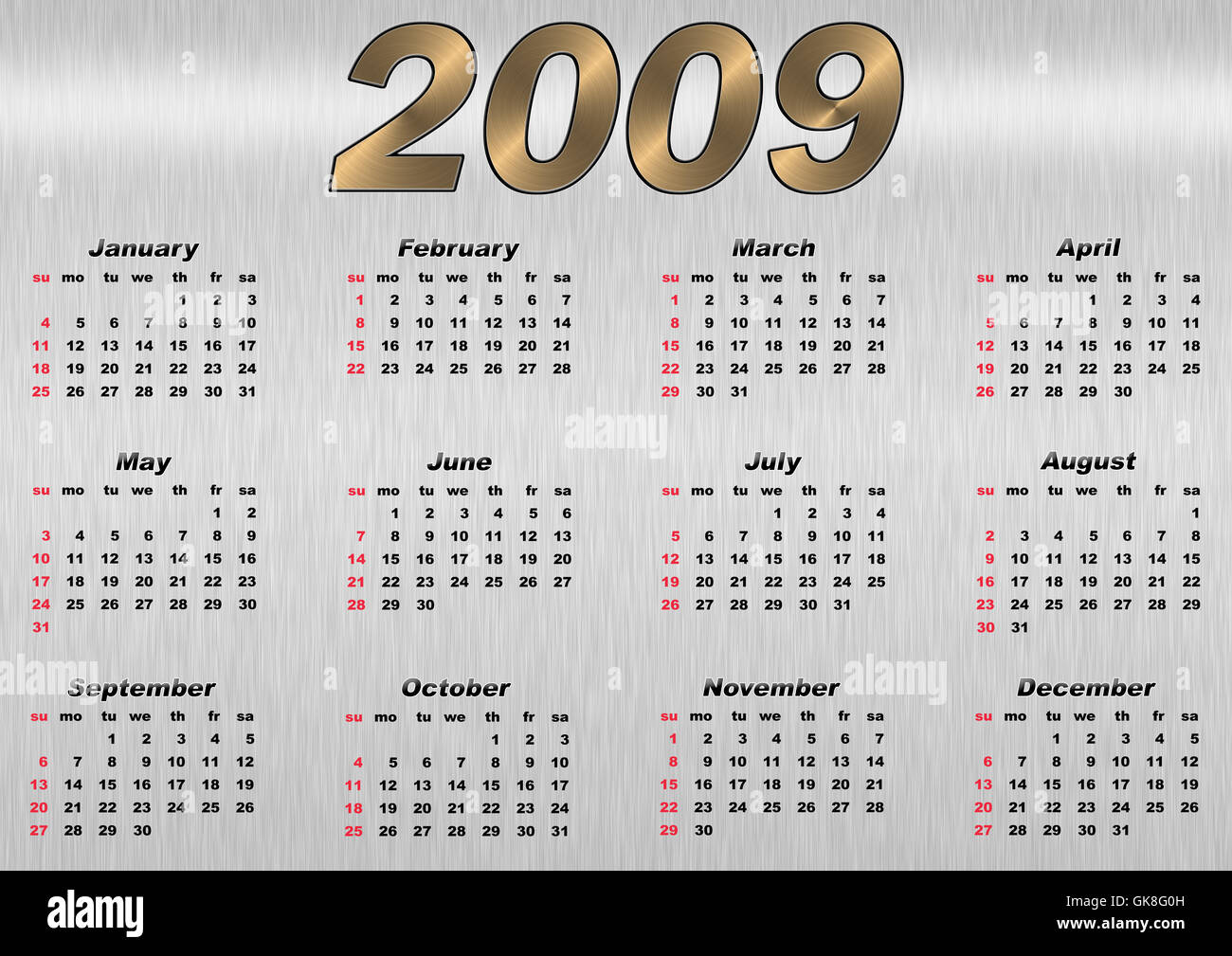 Calendar color hi-res stock photography and images - Alamy